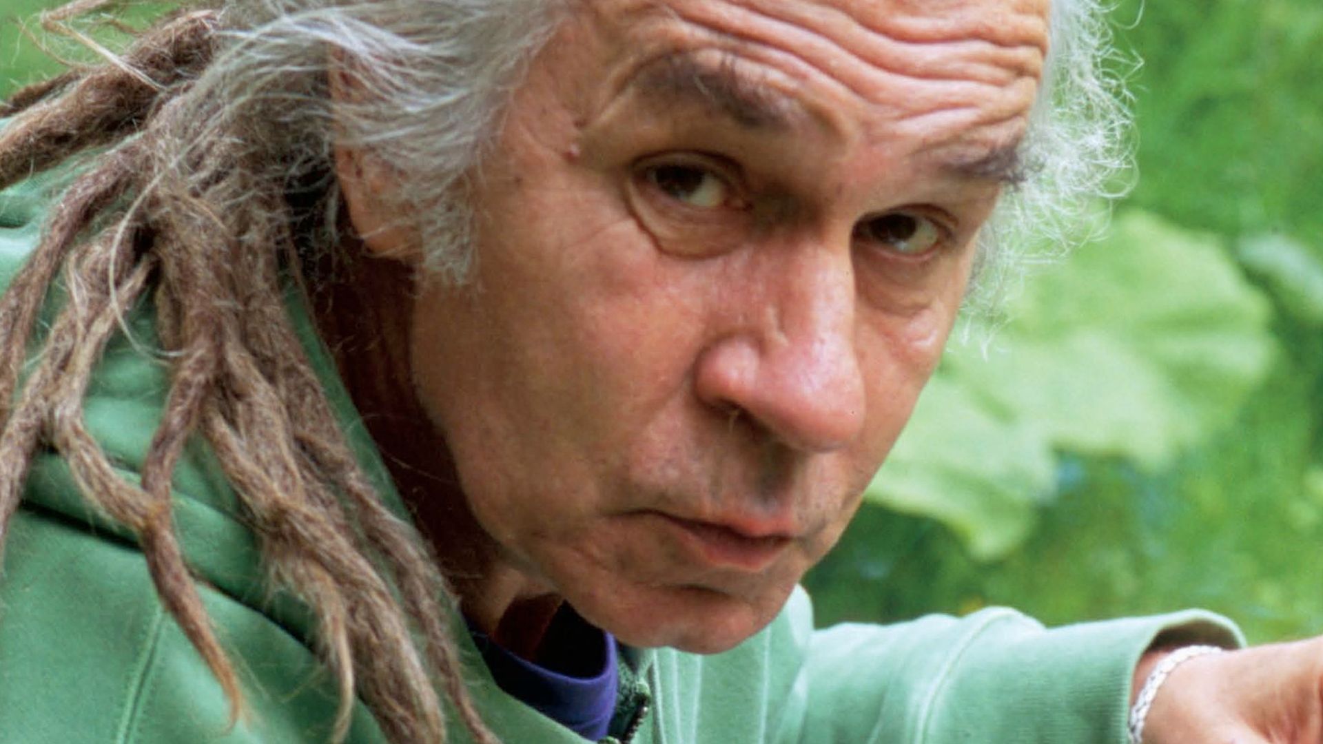 Watkins signs book on artist Jamie Reid