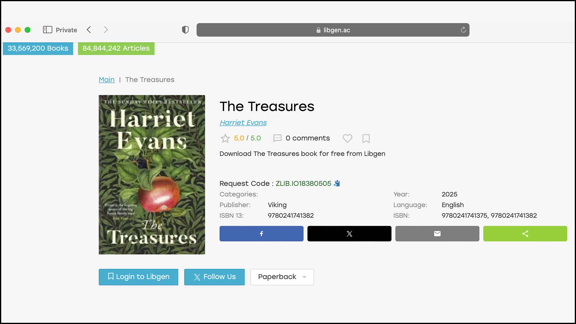 Author Harriet Evans' despair as novel appears on pirated database three months before publication